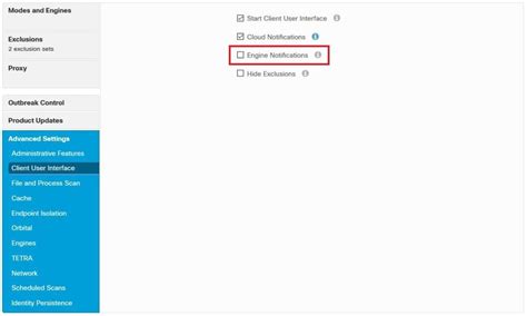 Configure Pop Up Notification In Cisco Secure Endpoint Cisco