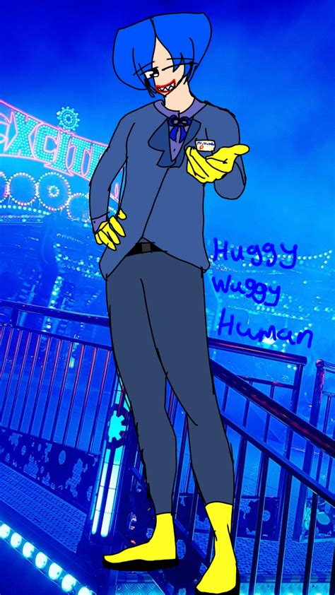 Huggy Wuggy Human By Mon1ty On Deviantart