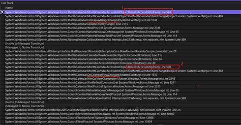 Unhandled Exception Pops Up When Using Accessibility Tools To Focus On