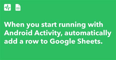 When You Start Running With Android Activity Automatically Add A Row