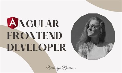 Develop A Frontend Web Application Using Angular By Novikovav Fiverr