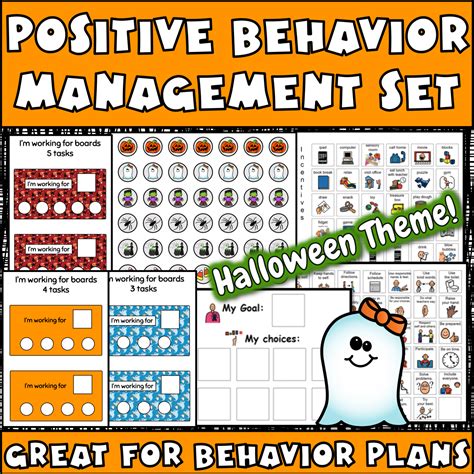 Im Working For Boards Halloween Behavior Chart Token Boards For