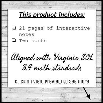 Multiplication Interactive Notebook Arrays Equal Groups Number Lines