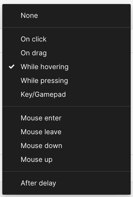 Add Prototyping Events Hover Pressed On Drag — Lunacy Community Space