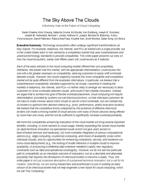 Sky Computing Pdf Cloud Computing Apache Spark