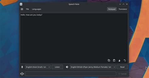 speech note transcribes voice to text on linux omg linux