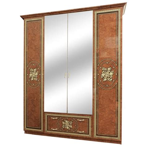 ᐉ Шкаф распашной Світ Меблів Жасмин 4Д из ДСП Орех