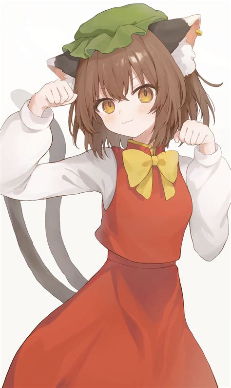 Chen Touhou Drawn By Chaki Kinaneko Danbooru