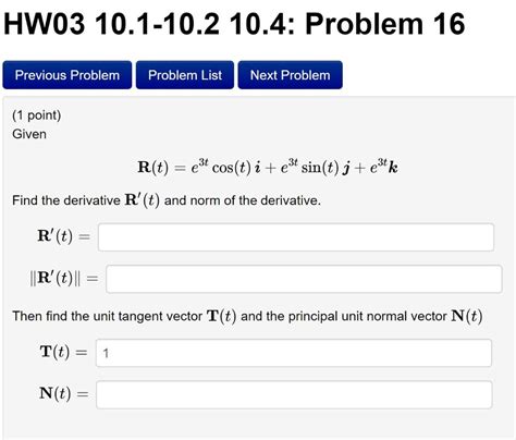 Solved Hw03 101 102 104 Problem 16 Previous Problem