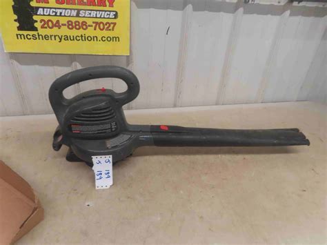 Craftsman Leaf Blower Mcsherry Auction Service Ltd