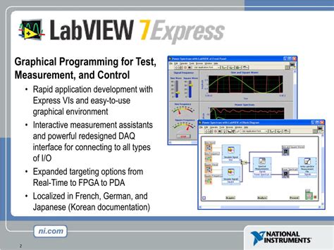 ppt labview introduction course semester powerpoint presentation