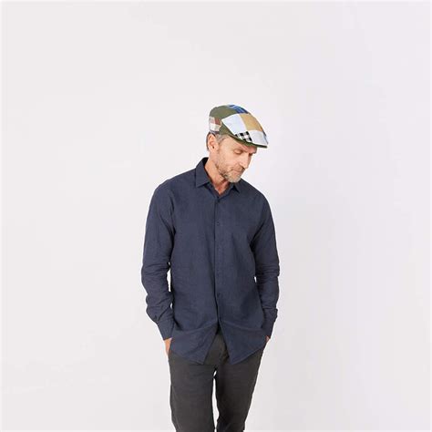 Hanna Hats Linen Vintage Irish Patchwork Cap Keilys