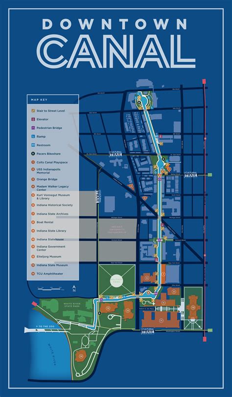 Canal Map 2023pdf Indianapolis Cultural Trail