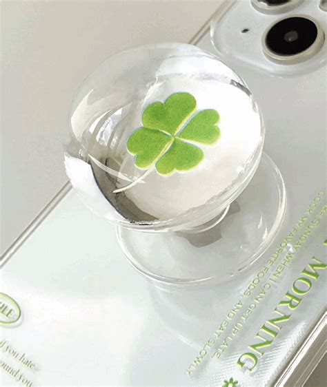 🔥네잎클로버 투명 스마트톡 케이스 폰케이스 갤럭시 아이폰 미니 프로 맥스 울트라 플러스 카드케이스 친구 생일 선물 우정 우정템