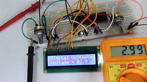 Make Basic Digital Voltmeter0 5v Using Pic16f877a And Mikroc