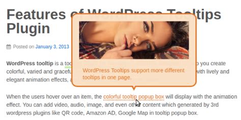 Colorful Tootip Wordpress Tooltips Plugin