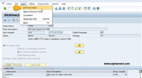 4 New Features In Abap Dictionary On Sap Hana