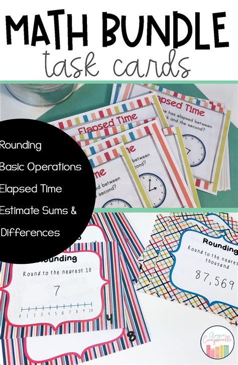 Math Task Card Bundle