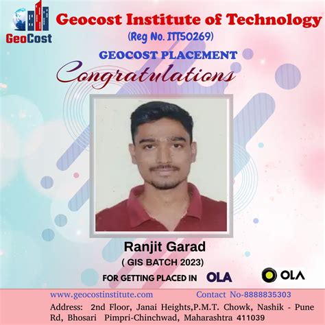 Gisjobs Gismapping Gis Geocost Institute Of Technology