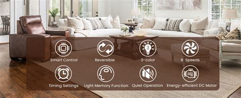 Amazon Com Sofucor 52 Smart Ceiling Fan Indoor Outdoor Ceiling Fans With Lights And Remote