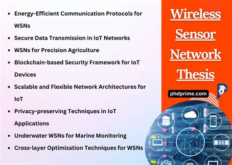 Wireless Sensor Network Thesis Ideas