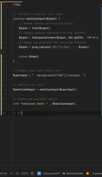 Whats The Best Way To Sanitize User Input In Php The Secret To Safe