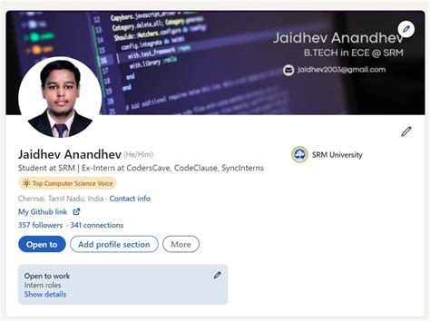 Jaidhev Anandhev On Linkedin Everyone Linkedin Linkedinbadge