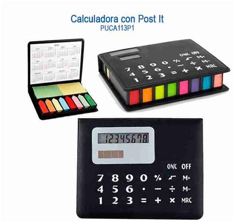 Calculadora Con Post It Publimarkca Artículos Promocionales