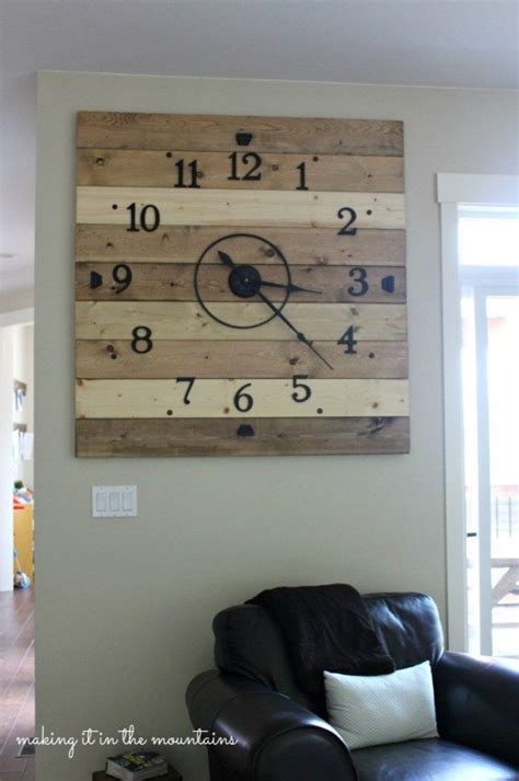 Rustic Wood Plank Diy Clock Artofit