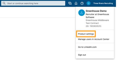 Linkedin Recruiter System Connect Rsc Integration Greenhouse Support