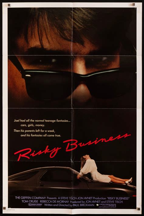 Risky Business Movie Poster 1983 1 Sheet 27x41