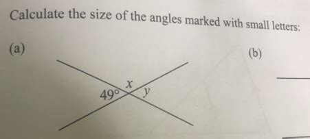 Solved Calculate The Size Of The Angles Marked With Small Letters A B Geometry