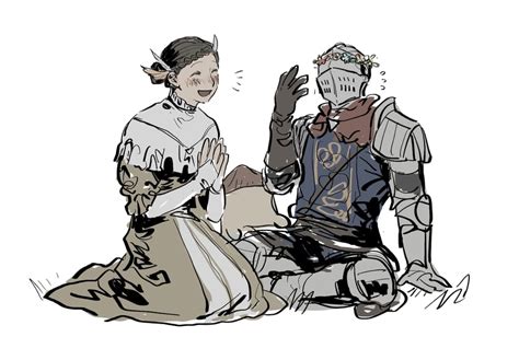 Chosen Undead And Dusk Of Oolacile Dark Souls And 1 More Drawn By 192