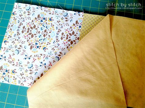 Stitch By Stitch Fabric Book Cover Tutorial