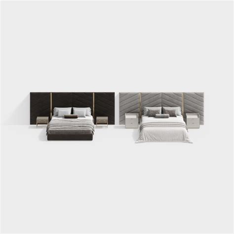 Single Bed Massimo 3d Model Cozy Bedroom Free