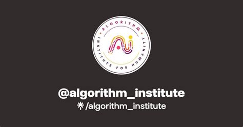 algorithm institute twitter instagram facebook linktree