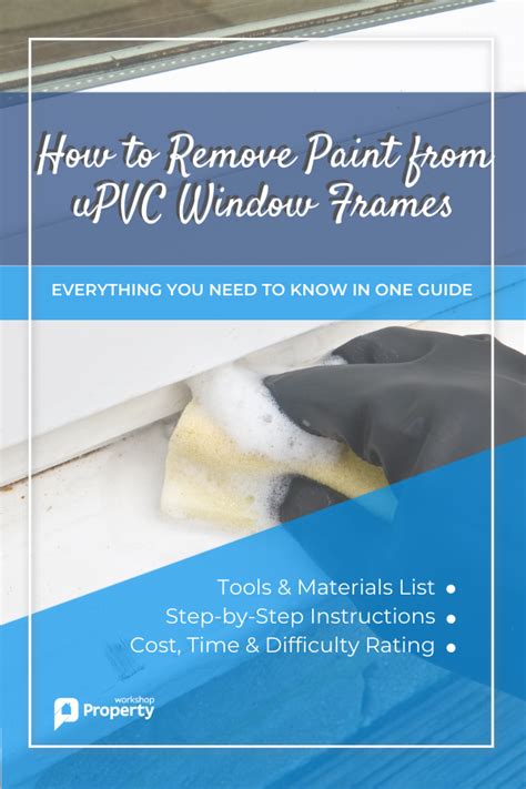 How To Remove Paint From UPVC Window Frames