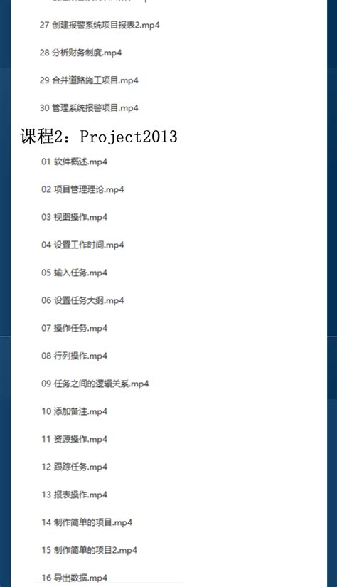 Project教程视频 Pmp项目管理工程016 2013 2010办公流程甘特图 虎窝淘