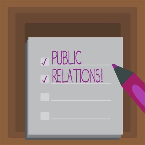 Writing Note Showing Public Relations Business Photo Showcasing Communication Media People