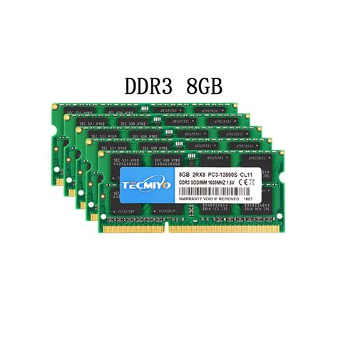 Оперативная память ноутбука Ddr3 Ddr3l 8 ГБ 1600 МГц память Sodimm