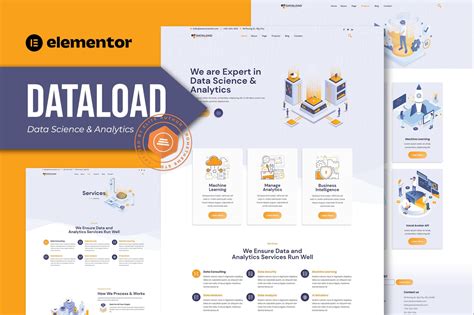 Download Dataload Data Science And Analytics Elementor Template Kit