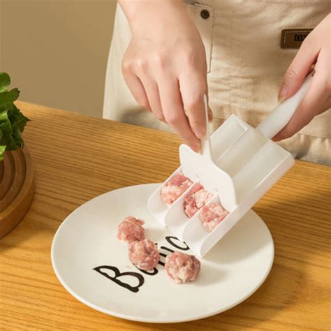 Badu Bg Уред за приготвяне на кюфтета Домашен инструмент за готвене Кръгла риба Говеждо месо
