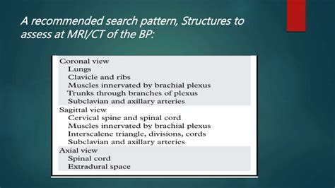 Imaging Of Brachial Plexus Radiology Pptx Pptx