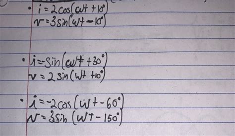 Solved Graph The Current And Voltage For Each Using A