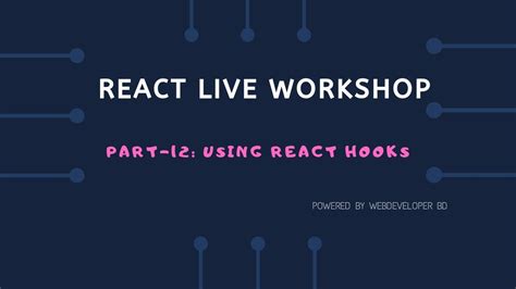 12using React Hooks React Js Bangla Tutorial Youtube