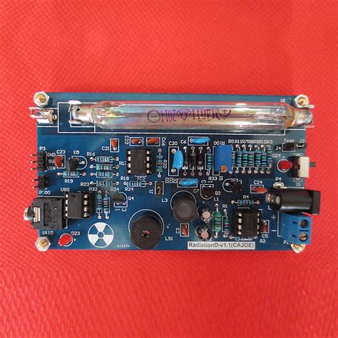 Diy Assembled Geiger Counters Kit Geiger Counter Module Miller Tube Gm Tube Nuclear Radiation