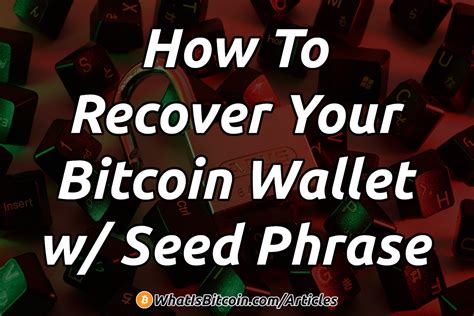 How To Recover Your Bitcoin Wallet What Is Bitcoin