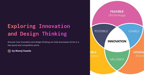 Exploring Innovation And Design Thinking