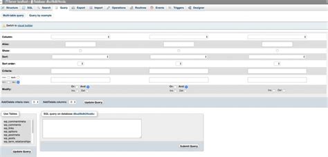 Phpmyadmin Run Mysql Query Tutorial Siteground Tutorials