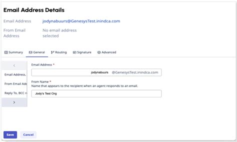 Refreshed Email Ui From The Admin Menu Genesys Cloud Resource Center